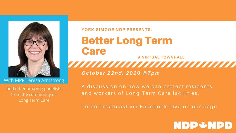 Better Long-Term Care Virtual Townhall (ft. Candace Rennick) - CUPE Ontario