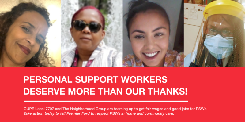 Personal Support Workers Deserve More than Our Thanks - CUPE Ontario