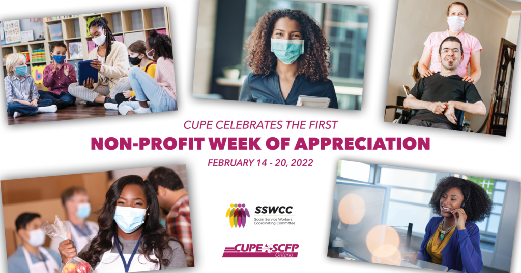 Non-Profit Sector Appreciation Week Statement - CUPE Ontario